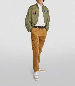 Polo Ralph Lauren Suede Debossed Logo Belt