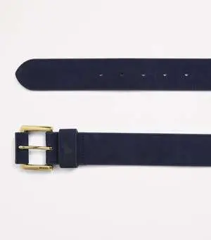 Polo Ralph Lauren Suede Debossed Logo Belt