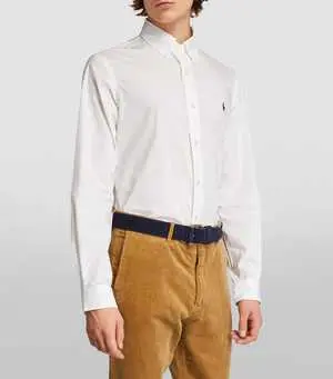 Polo Ralph Lauren Suede Debossed Logo Belt