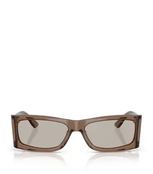 Prada Acetate Prb03s Sunglasses - Brown