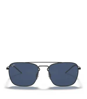 Ray-ban Metal Square Sunglasses - Black