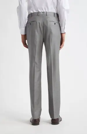 Zegna Mélange Wool Trousers