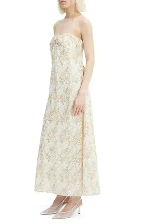 Bardot Lora Broderie Maxi Dress