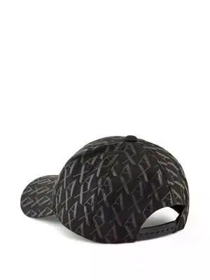 Armani Exchange Logo-print Baseball Cap - Black