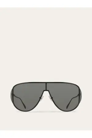 FERRAGAMO Pilot Mask Sunglasses - Black