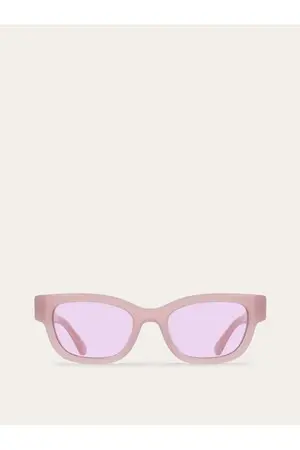 FERRAGAMO Rounded Sunglasses - Natural