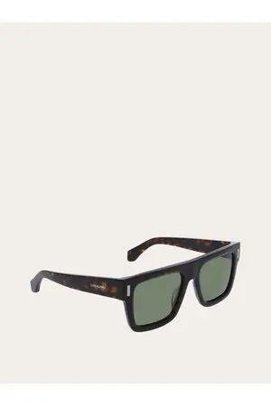FERRAGAMO Rectangular Frame Sunglasses - Red