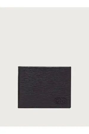 FERRAGAMO Gancini Wallet - Black