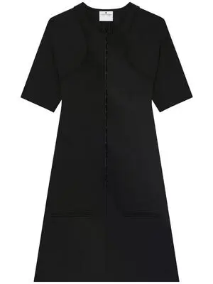 COURREGES A-line Mini Dress - Black
