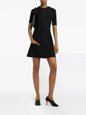 COURREGES A-line Mini Dress - Black