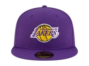 OVO X Nba Los Angeles Lakers 59fifty Fitted Hat - Purple/gold