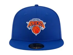 OVO X Nba New York Knicks 59fifty Fitted Cap - Blue/orange