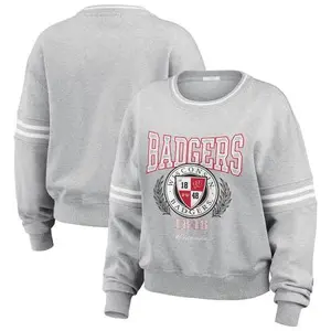 WEAR BY ERIN ANDREWS Wisconsin Badgers Pullover Sweater