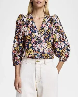 Smythe Frontier Floral Print Blouse