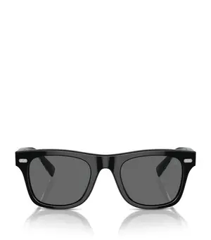 Brunello Cucinelli Acetate Bc4002s Sunglasses - Black