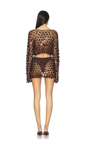 Superdown Coralie Skirt Set - Brown