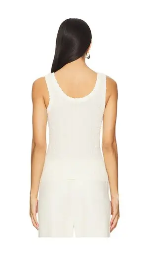 Enza Costa Puckered Tank Top