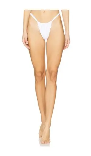 Superdown Chiara Bikini Bottom - White