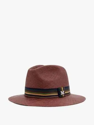 Max Mara Rodesia Rafia Hat - Brown