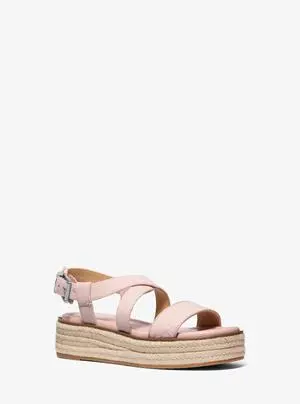 Michael Kors Lynn Denim Espadrille Sandal