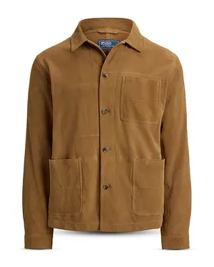 Polo Ralph Lauren Suede Utility Jacket - Brown