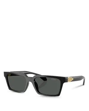 Versace Ve4490u Rectangular Sunglasses - Black