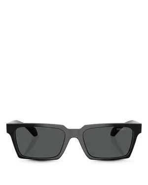 Versace Ve4490u Rectangular Sunglasses - Black