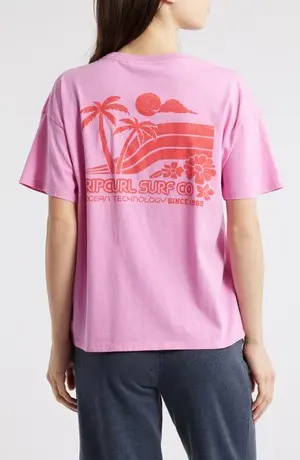 Rip Curl Ocean Tech Relaxed Graphic T-shirt