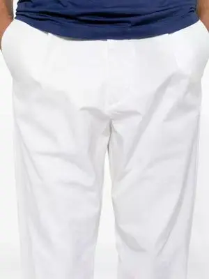 Dsquared2 Pleated Cotton Trousers - Neutrals