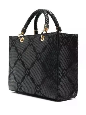 Elisabetta Franchi Patterned Jacquard Tote Bag
