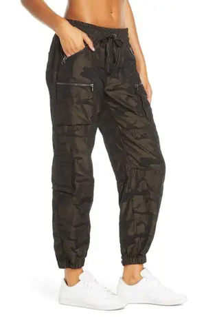 Blanc Noir Airborne Cargo Jogger Pants - Camo