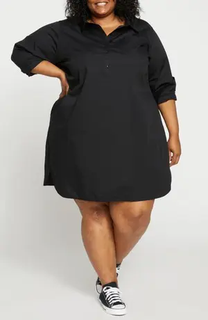 Universal Standard Rubicon Long Sleeve Shirt Dress