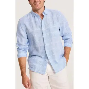 Tommy Bahama Paradiso Plaid Button-up Shirt - Light Sky