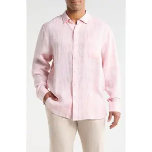 Tommy Bahama Paradiso Plaid Button-up Shirt - Passion Peach