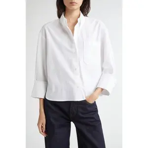 TWP J.d. Crop Button-up Shirt