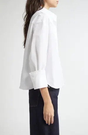 TWP J.d. Crop Button-up Shirt
