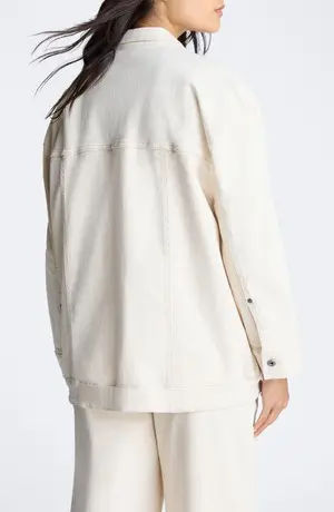 KENNETH COLE Oversized Trucker Jacket