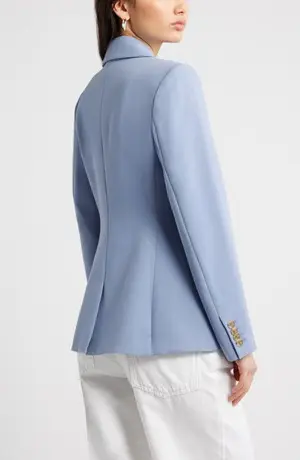 OPEN EDIT Hourglass Blazer - Blue Umbra