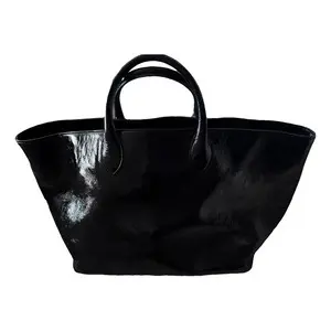 Khaite Amelia Leather Tote - Black