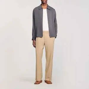 Sandro Pleated Shirt - Fonte