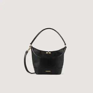 Sandro Tangoso Mini Bucket Bag - Black