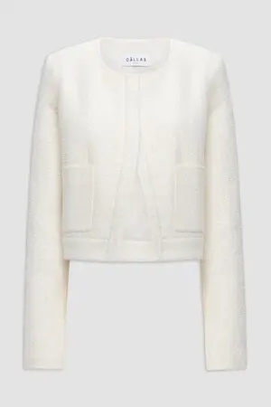 CALLAS MILANO Alba Tweed Cardigan Jacket
