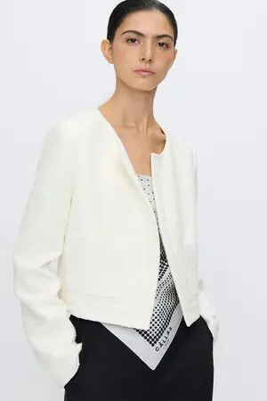 CALLAS MILANO Alba Tweed Cardigan Jacket