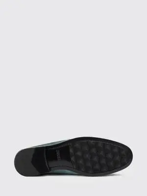 DOUCAL'S Suede Loafers - Petroleum Blue