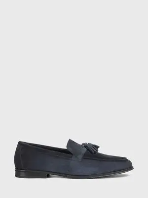 Doucal's Contrast Stitching Loafers For Men