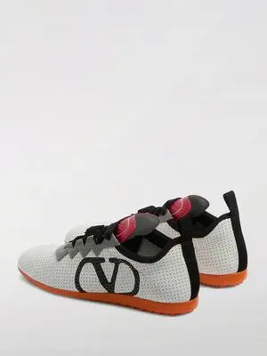Valentino Garavani Perforated Leather Sneakers - White