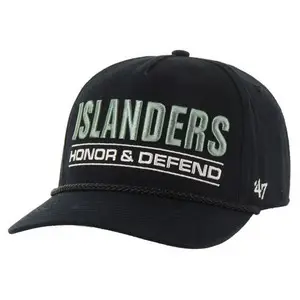 '47 New York Islanders Oht Homeland Honor And Defend Hitch Adjustable Cap - Black