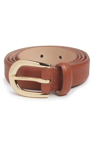 FAVORITE DAUGHTER Favorite Daughter Leather Belt Tan