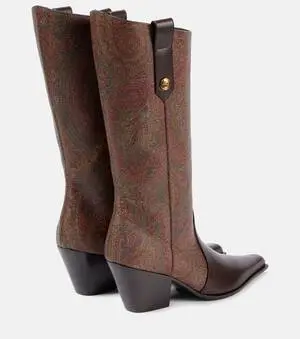 Etro Paisley Knee-high Boots