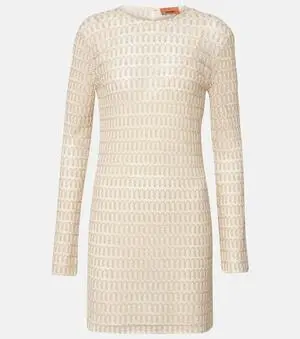 Missoni Lamé Minidress - Beige